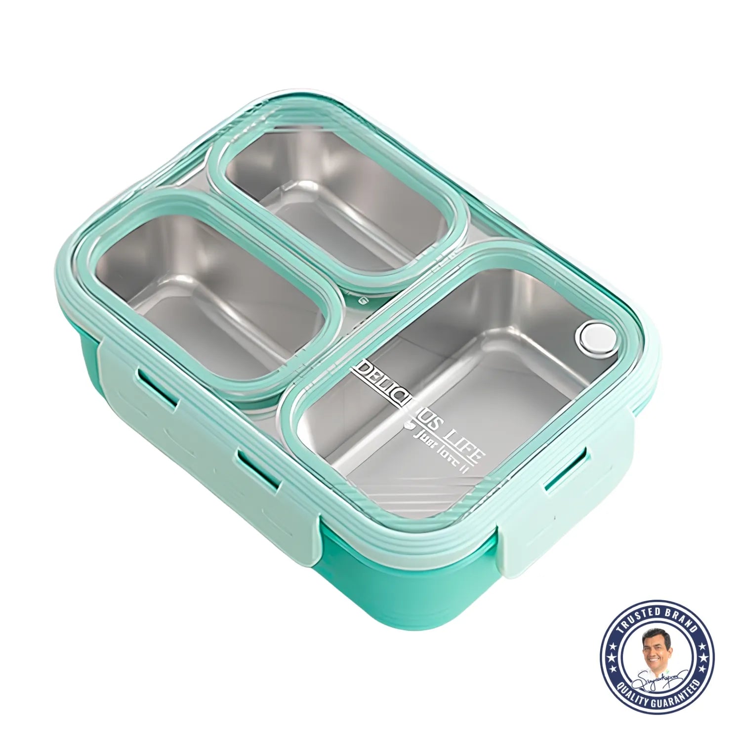 POSCO Stainless Steel Lunch Box (Green) – Classic Essential India